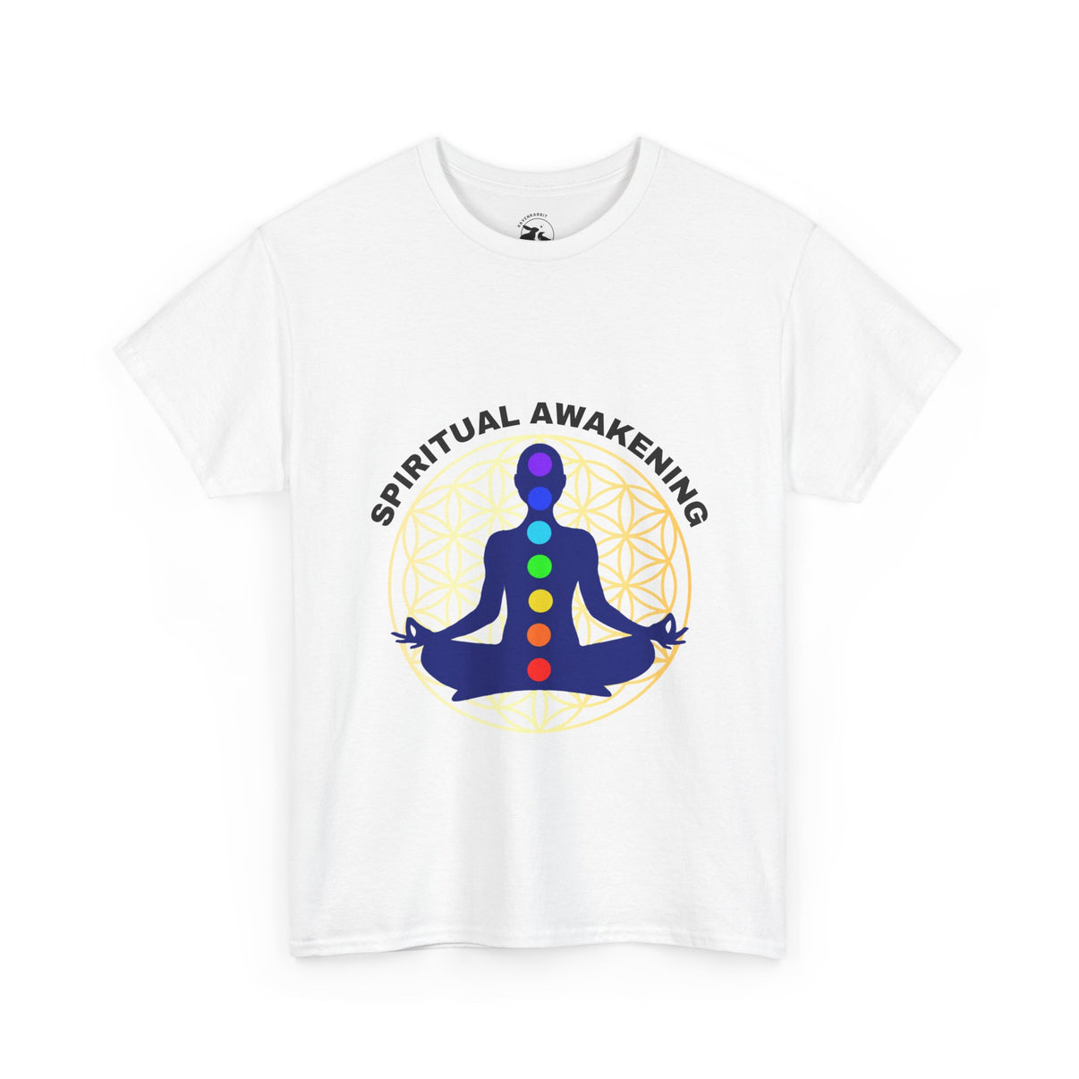 Spiritual Awakening Tee – The Alignment of Light and Consciousness – RavenRabbit